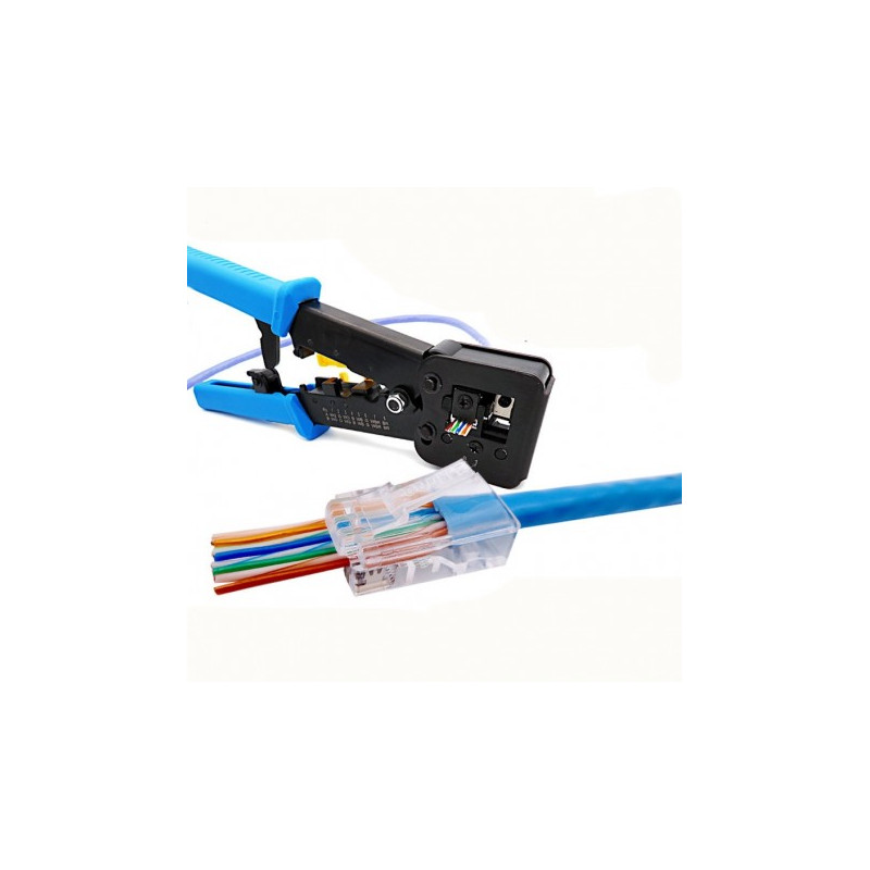 MUFA UTP PLASTIC CAT6E + CUT 100B/SET