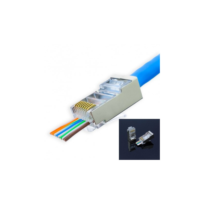 MUFA UTP PLASTIC CAT6E + CUT 100B/SET